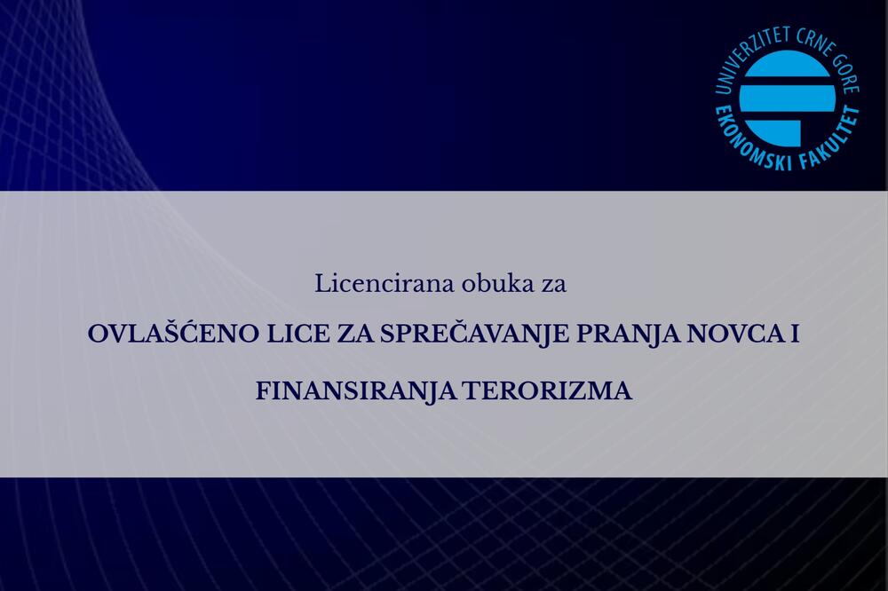 Ekonomski fakultet UCG-a objavio javni poziv za obaveznu obuku za ...